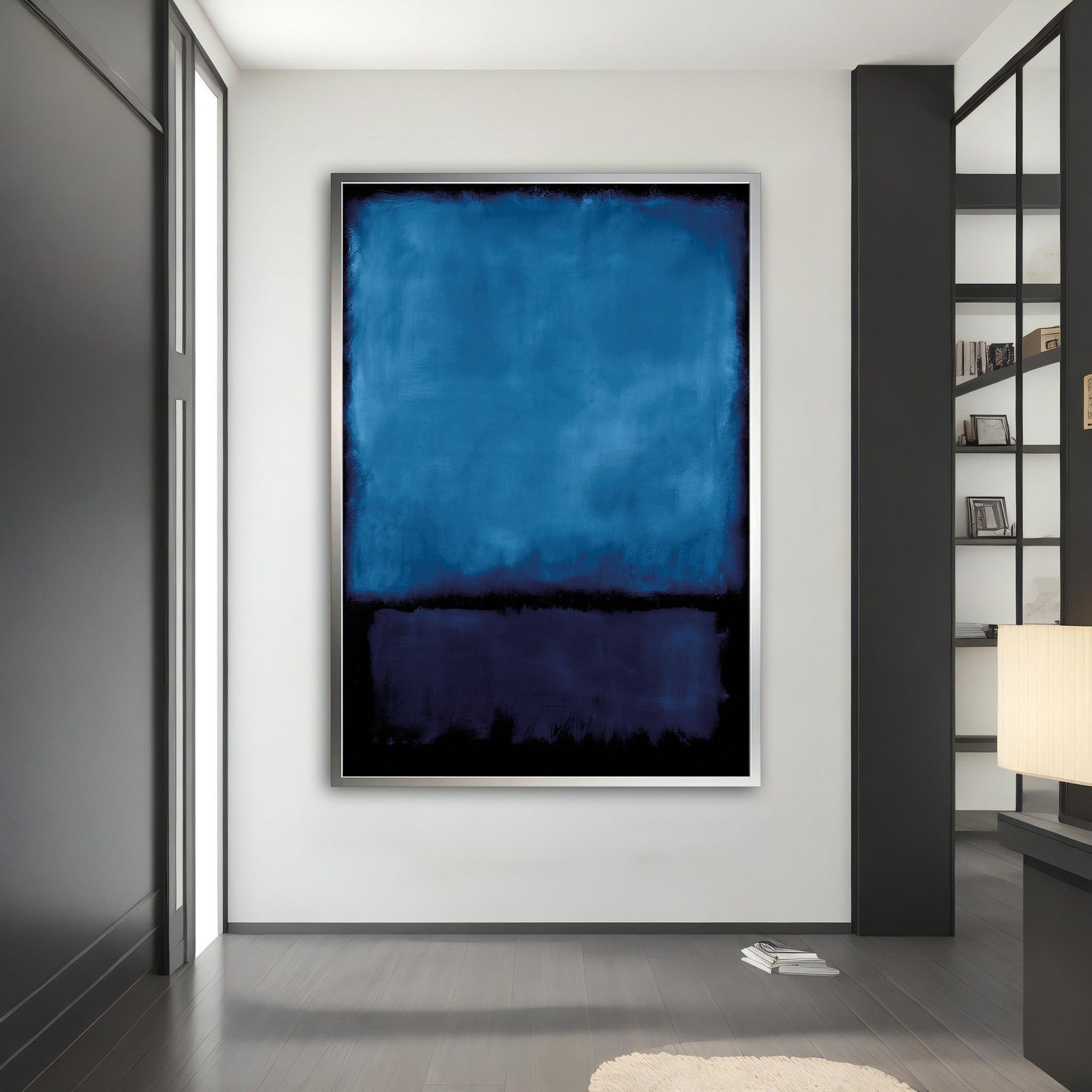 Mark Rothko Blue Canvas Art, Mark Rothko Colored Wall Art, Art ...