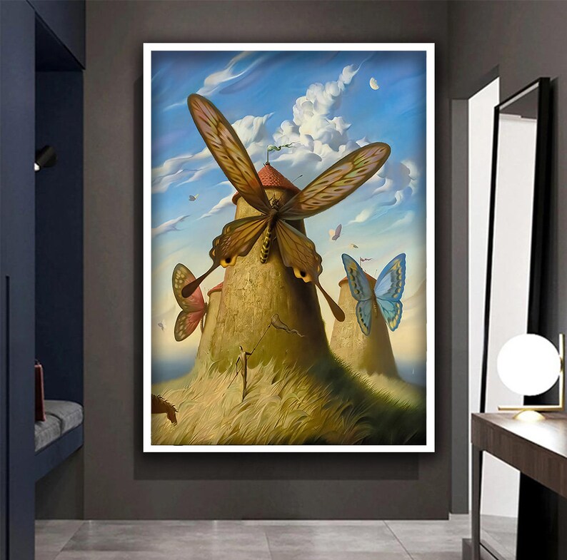 Vladimir Kush Canvas Painting, Vladimir Kush 'land of Butterflies ...