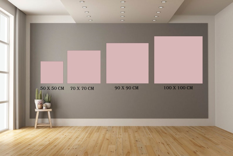 Lienzo moderno de mujer, pintura moderna, arte de pared, lienzo moderno ...