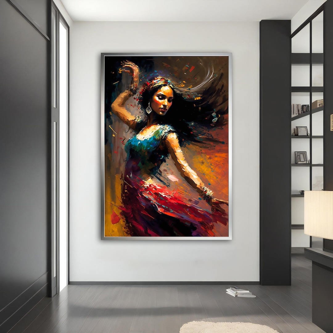 Dancing Women Canvas, Dancing Women Print, Dancing Women Wall Art ...