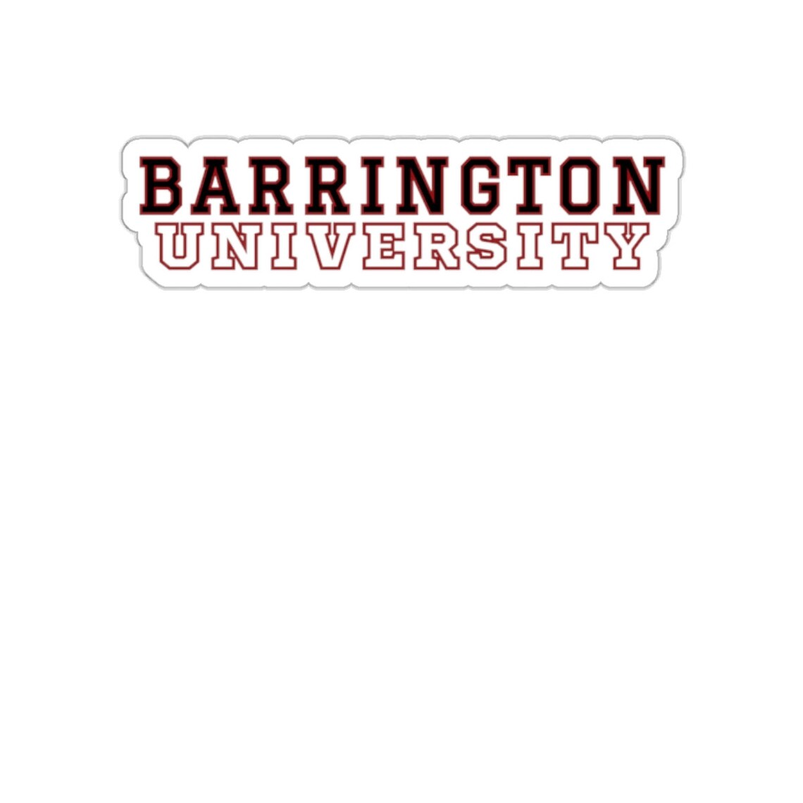 Barrington University Kiss-cut Stickers (house of Lords, the Ritual ...