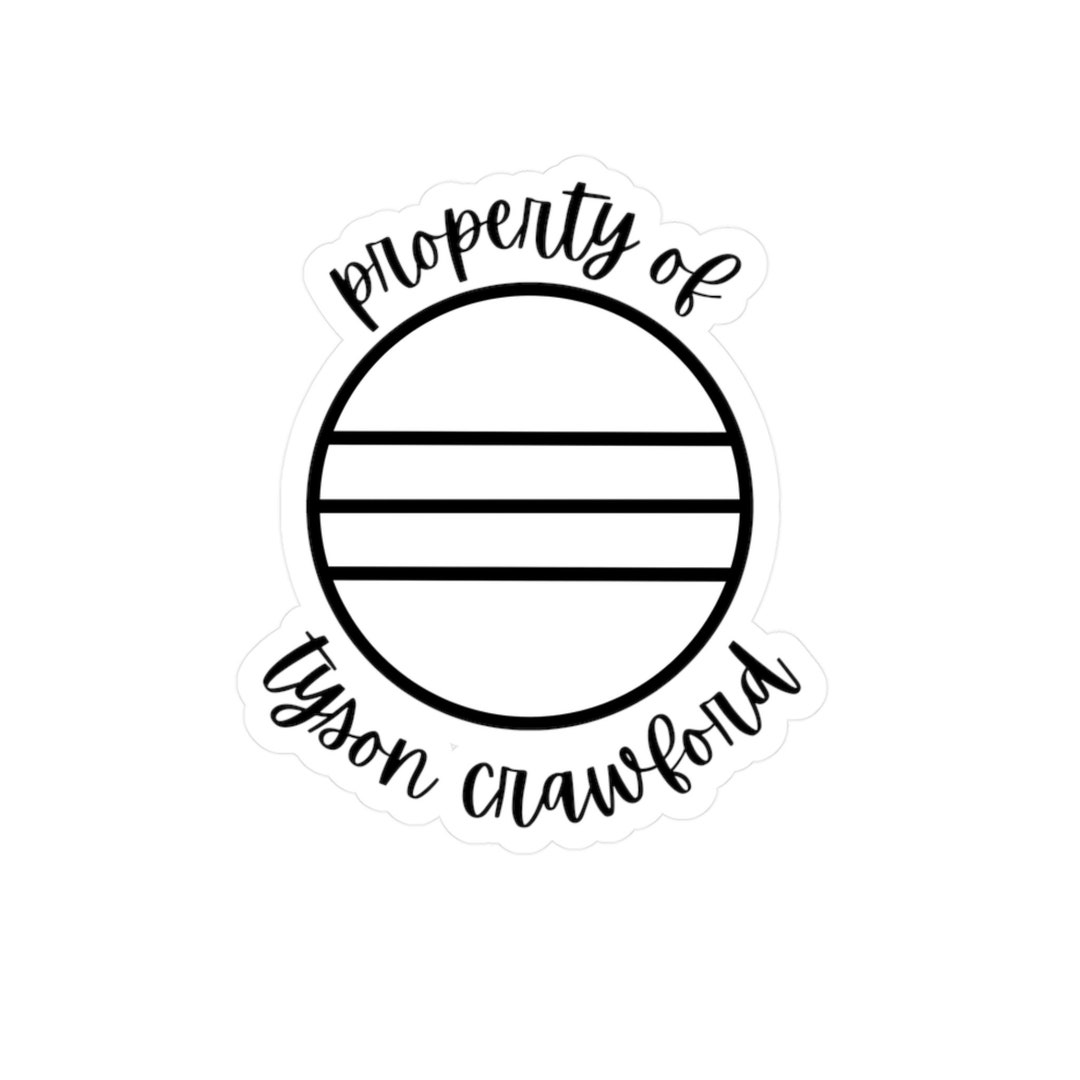 Property of Tyson Crawford Kiss-cut Vinyl Decal the Ritual, House of ...