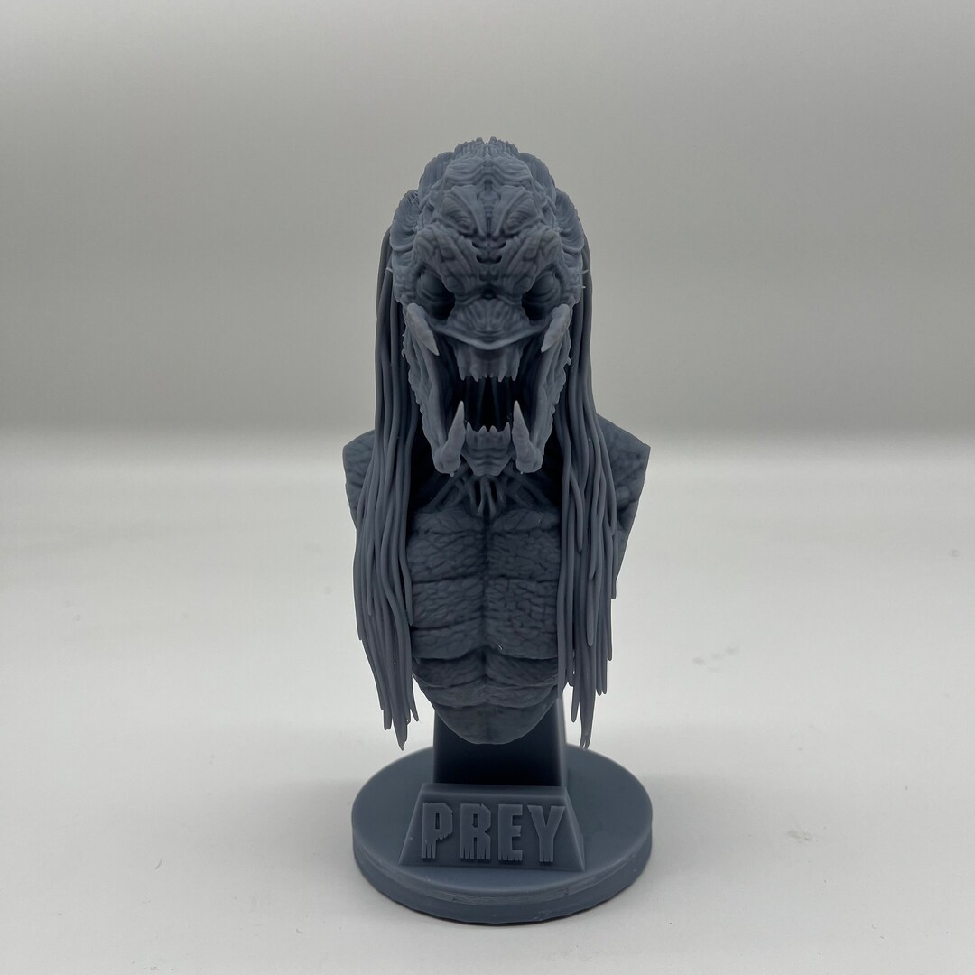 Prey Predator Resin 3D Printed Bust Model Action Figure Masked ...