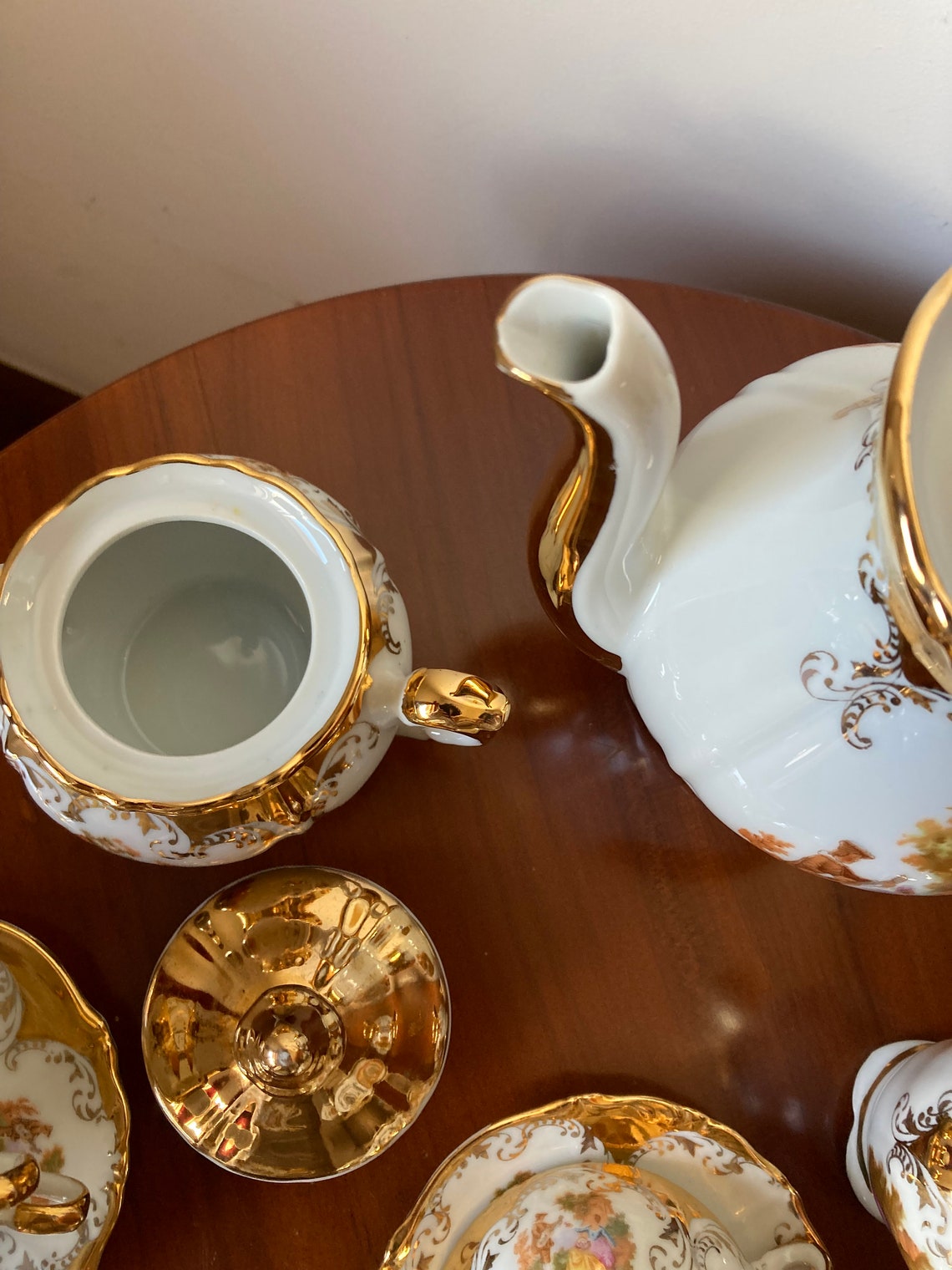 Antique Porcelain Gold Bavaria Coffee Set - Etsy