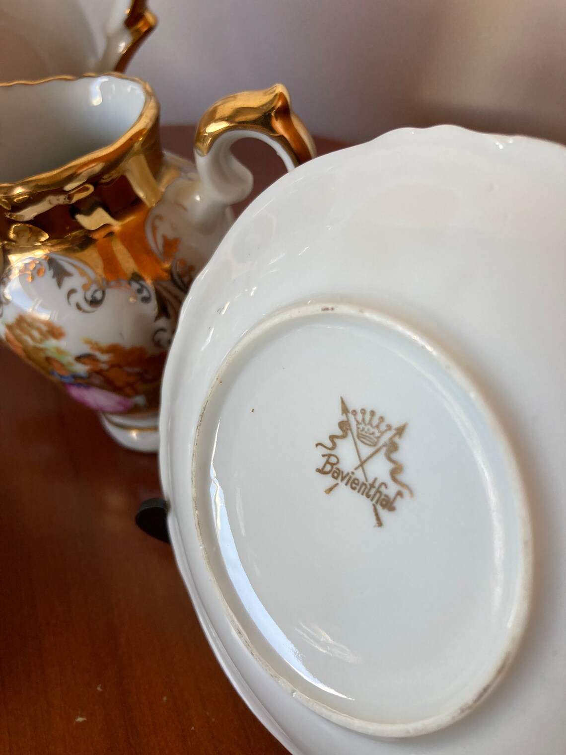 Antique Porcelain Gold Bavaria Coffee Set - Etsy