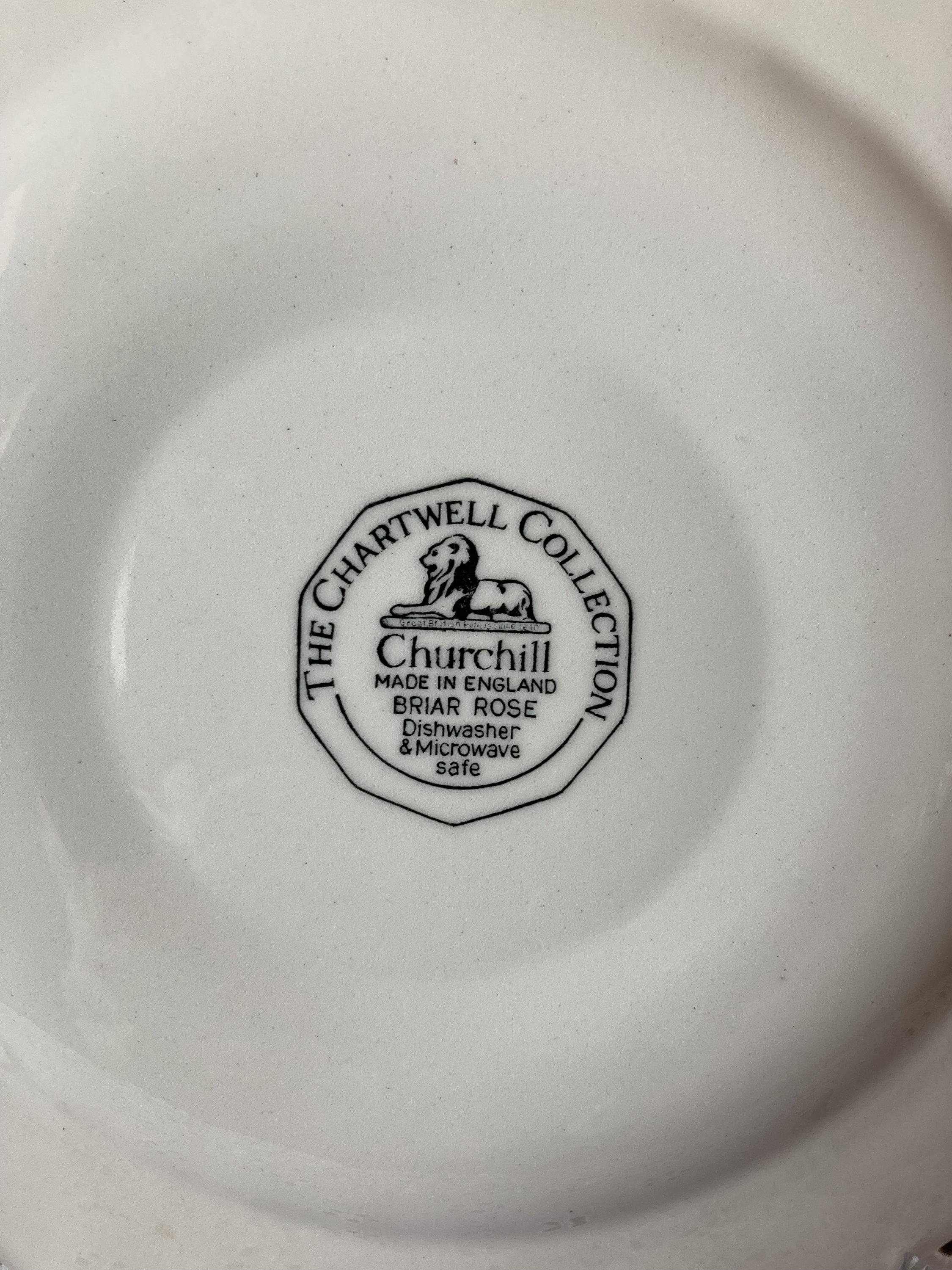 Dinner Plate Chartwell Collection Churchill Briar Rose - Etsy