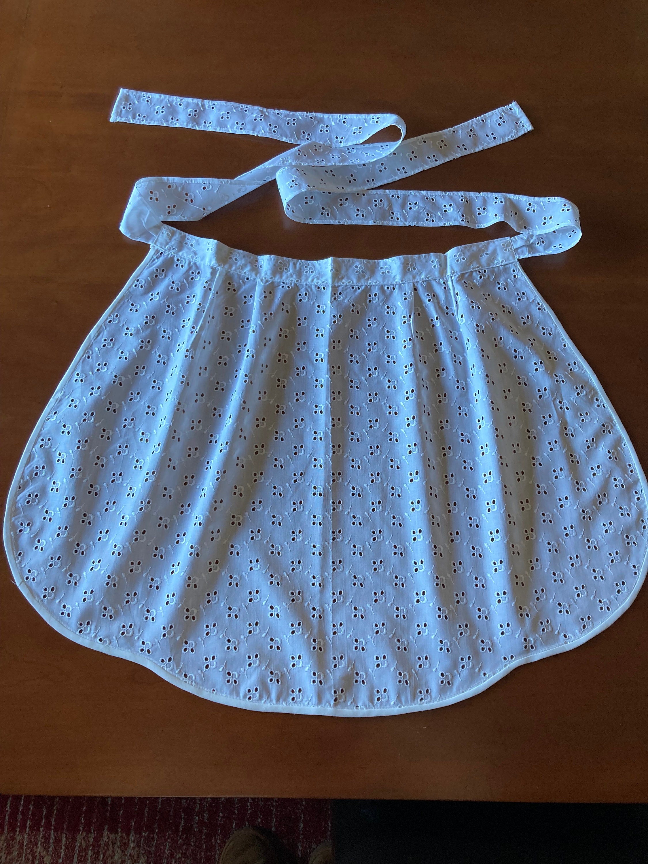 Maid's Apron in English Embroidery - Etsy