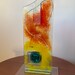 Glass Art Vase the Four Elements - Etsy