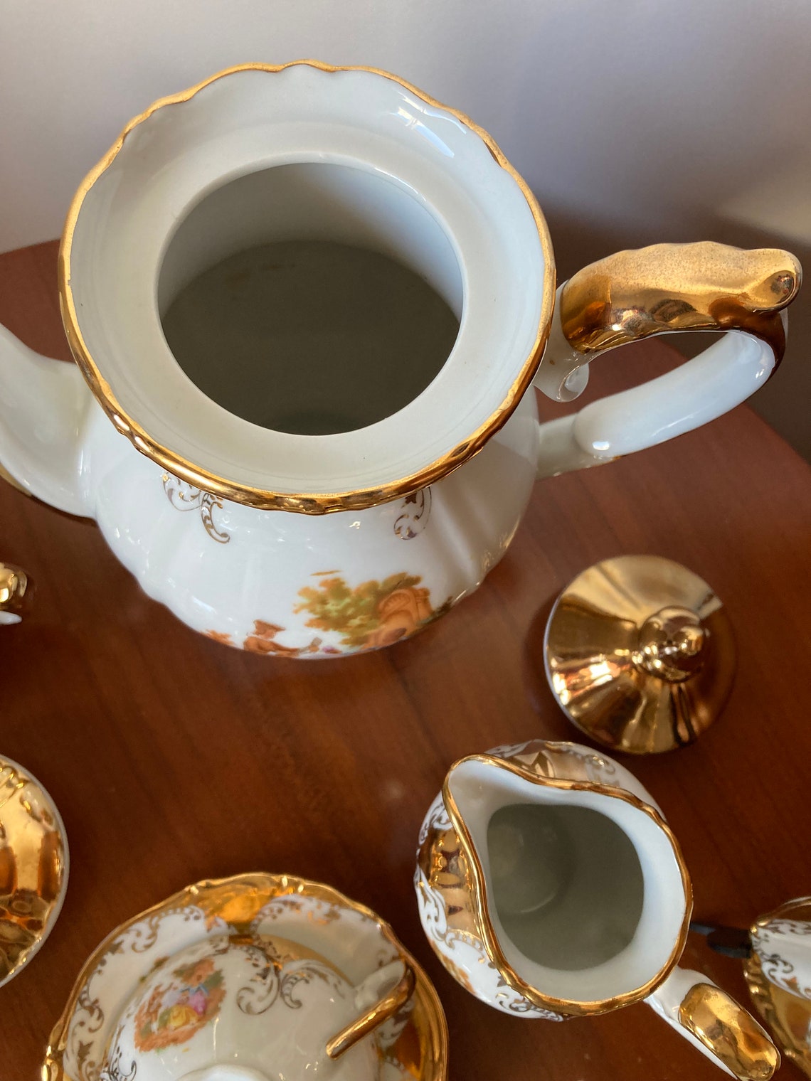 Antique Porcelain Gold Bavaria Coffee Set - Etsy