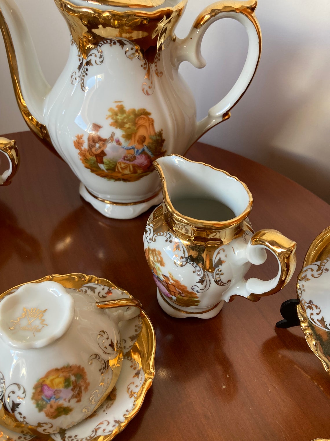 Antique Porcelain Gold Bavaria Coffee Set - Etsy