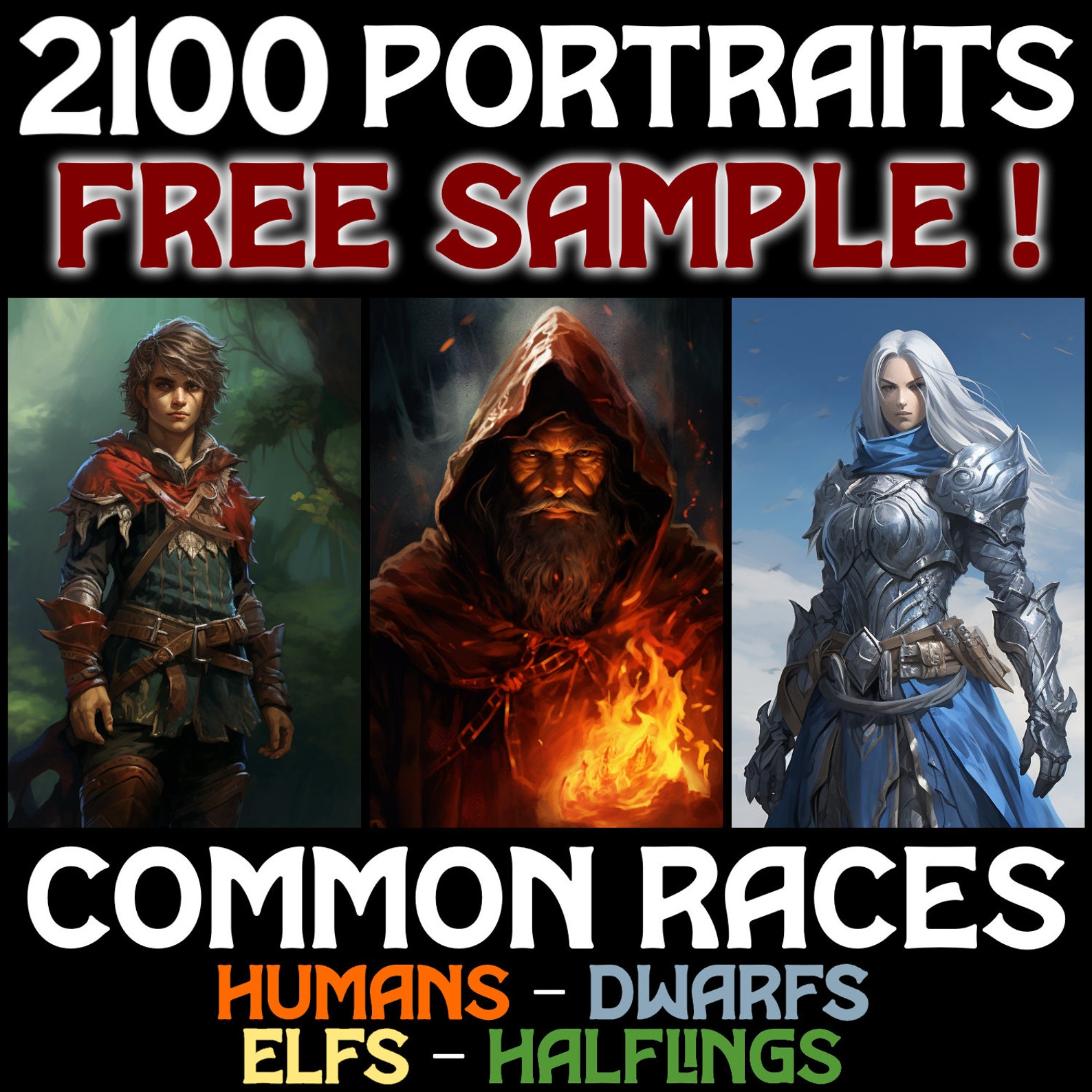 2100 Quality Portraits for Dnd & RPG Heroes and NPC - Etsy