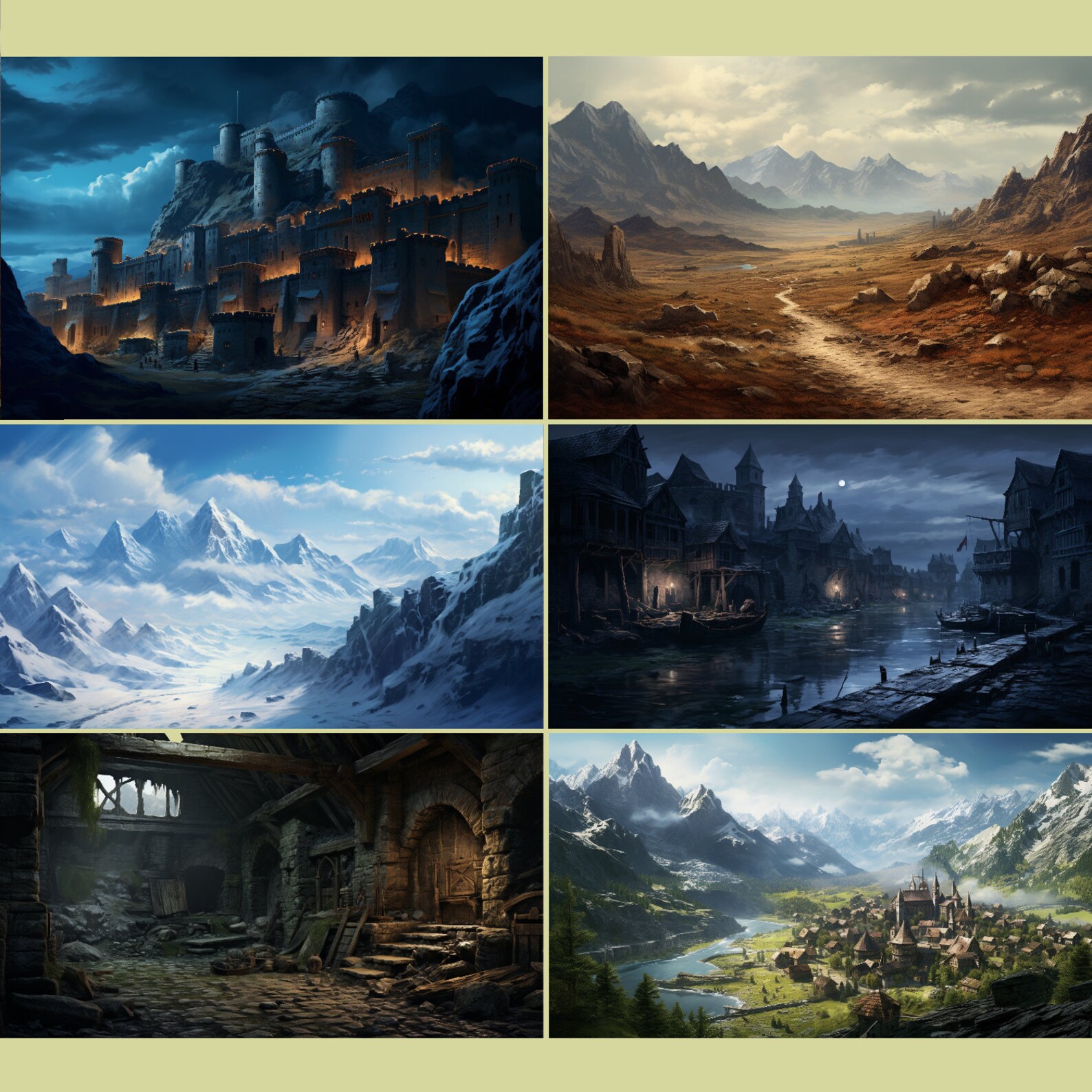 Dnd 1000 Backdrop Images for DM - Etsy