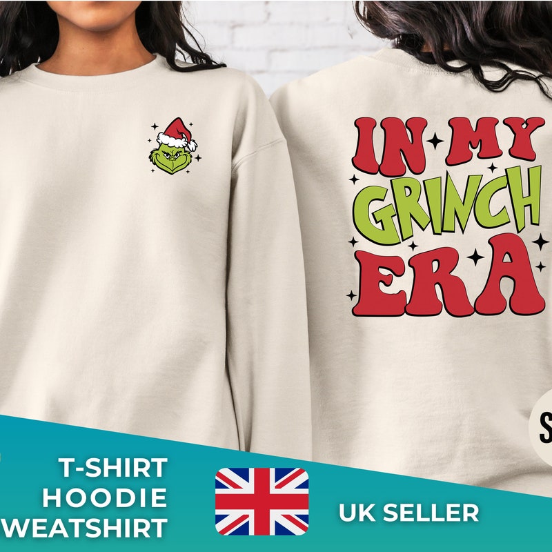 Grinch Jumper - Etsy UK