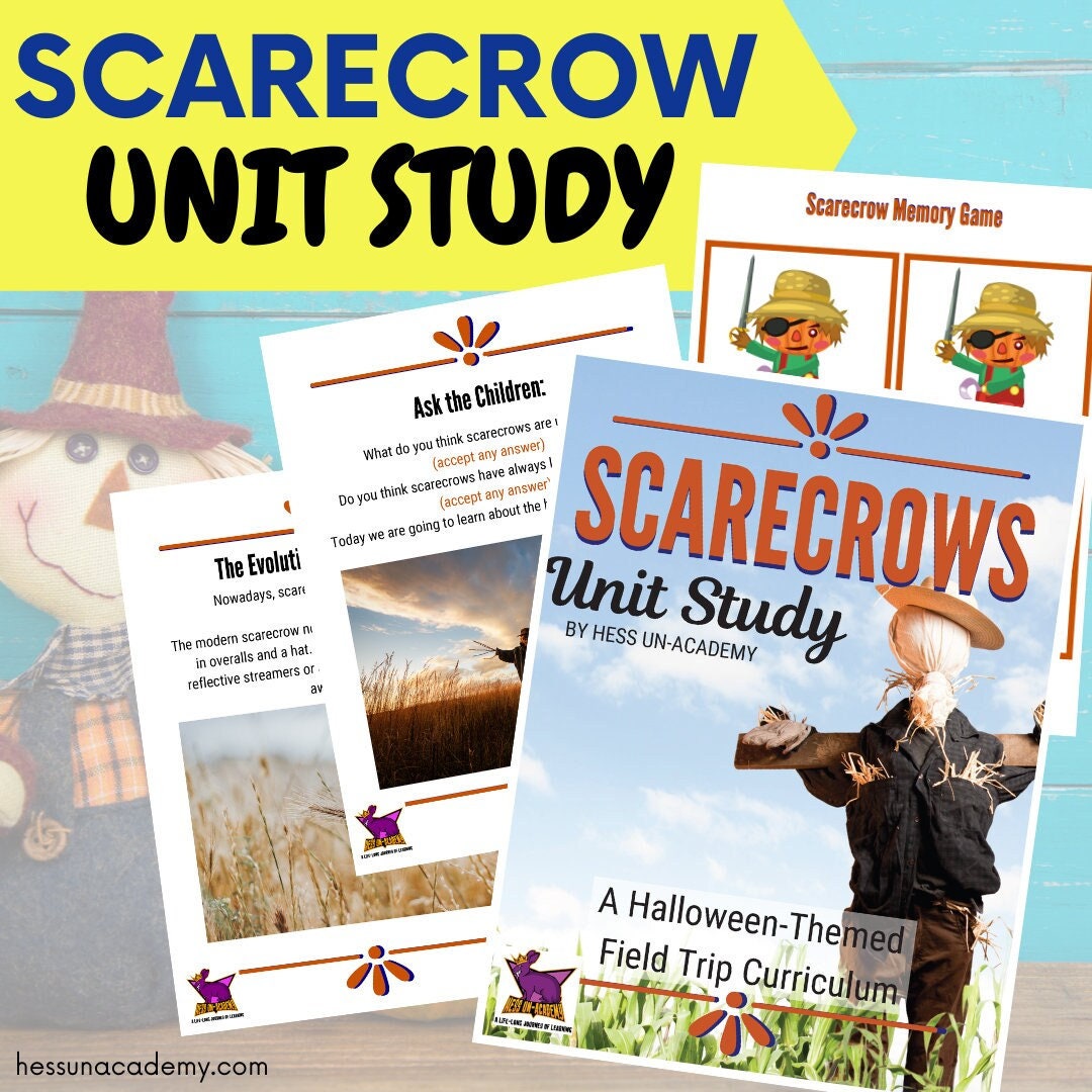 Fall Unit Study: All About Scarecrows - Etsy