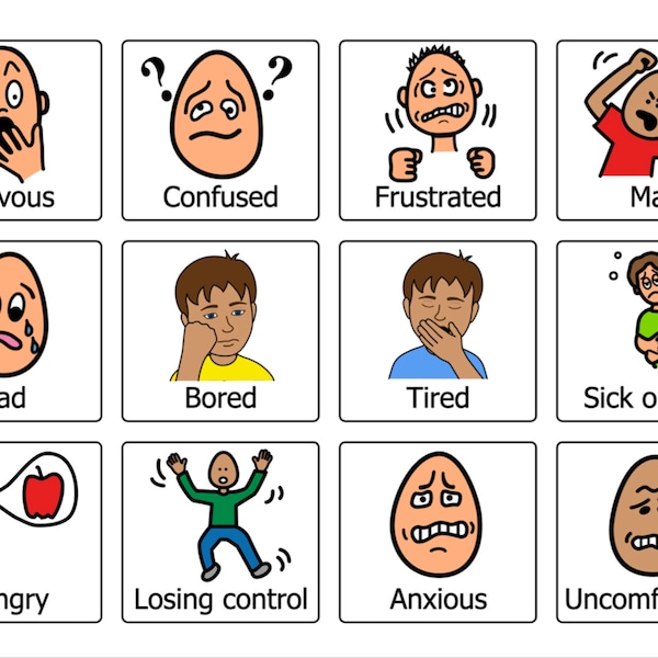 Pecs Feelings - Etsy UK