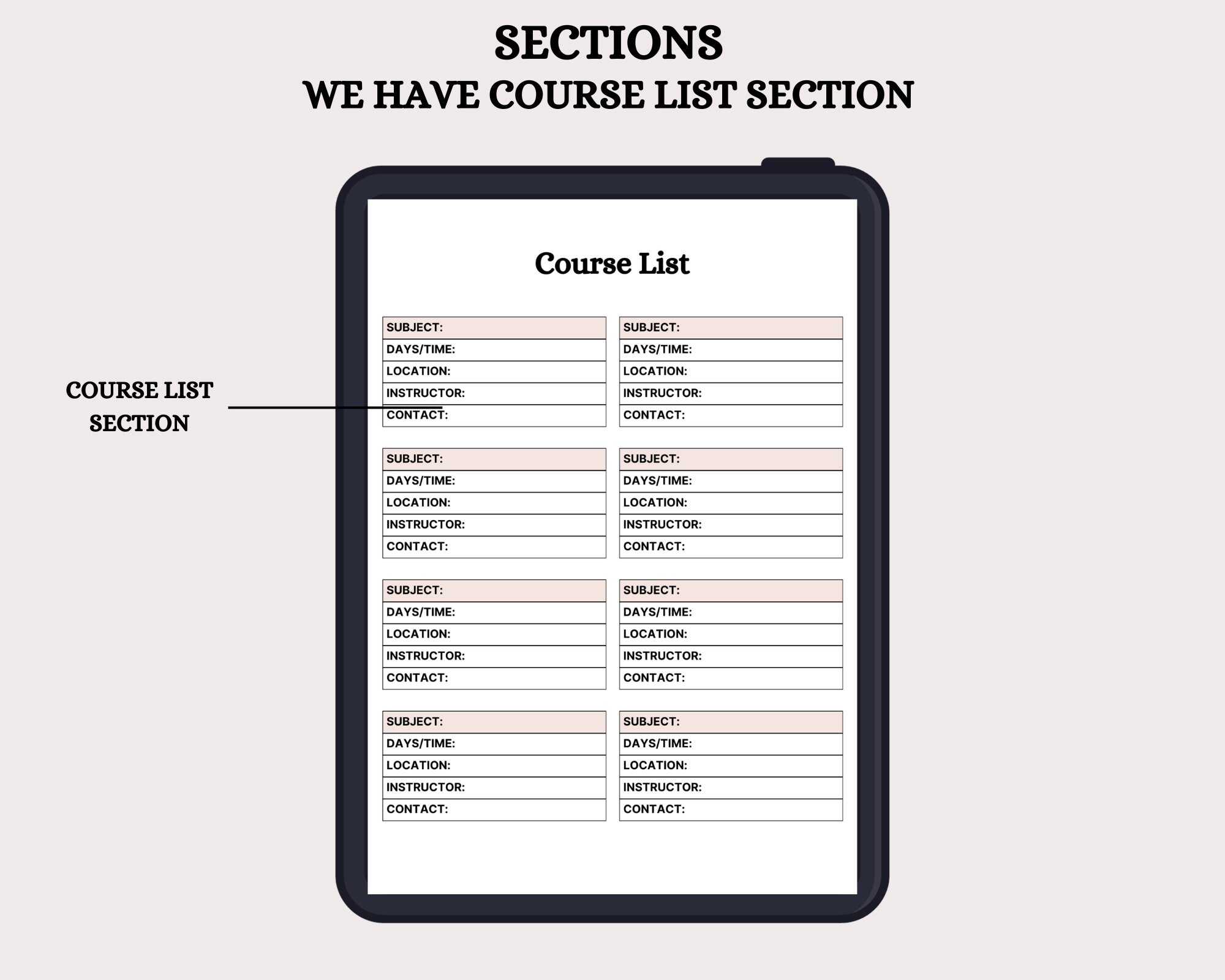 Printable 2024 Student Bundle Planner, Study Planner Bundle, Academic ...