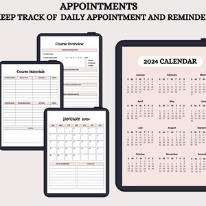 Printable 2024 Student Bundle Planner, Study Planner Bundle, Academic ...