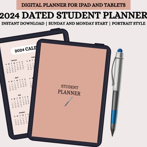 Printable 2024 Student Bundle Planner, Study Planner Bundle, Academic ...