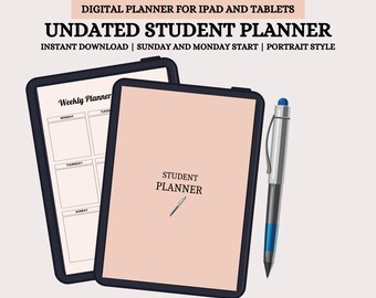 Printable 2024 Student Bundle Planner, Study Planner Bundle, Academic ...