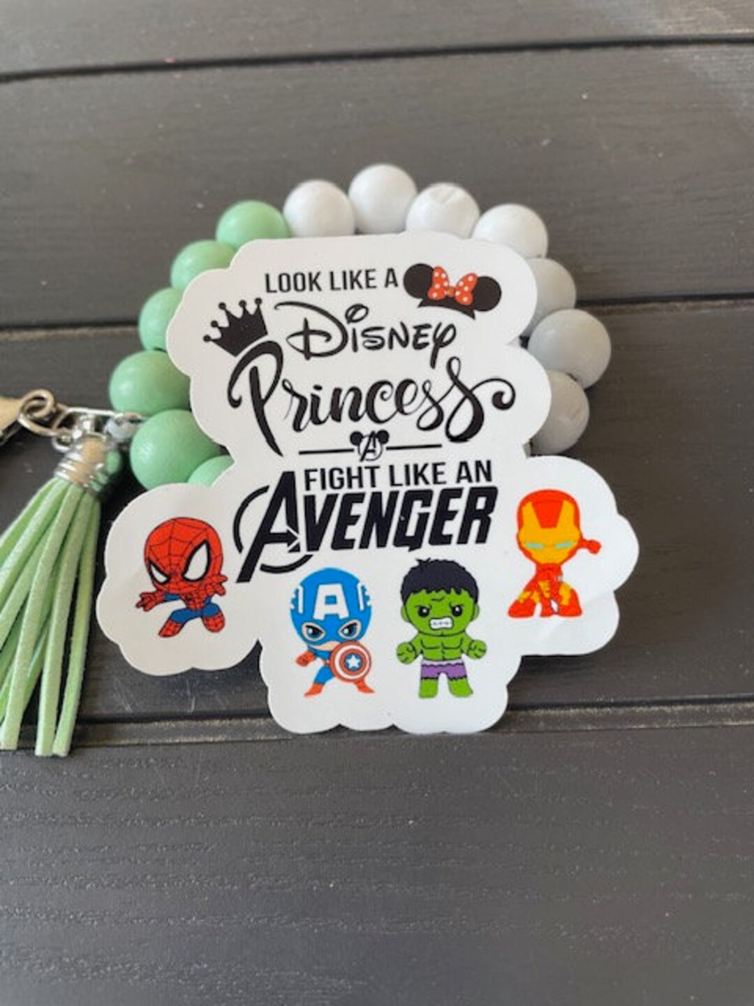 Disney Princess & Avengers Laminated Vinyl Sticker - Etsy