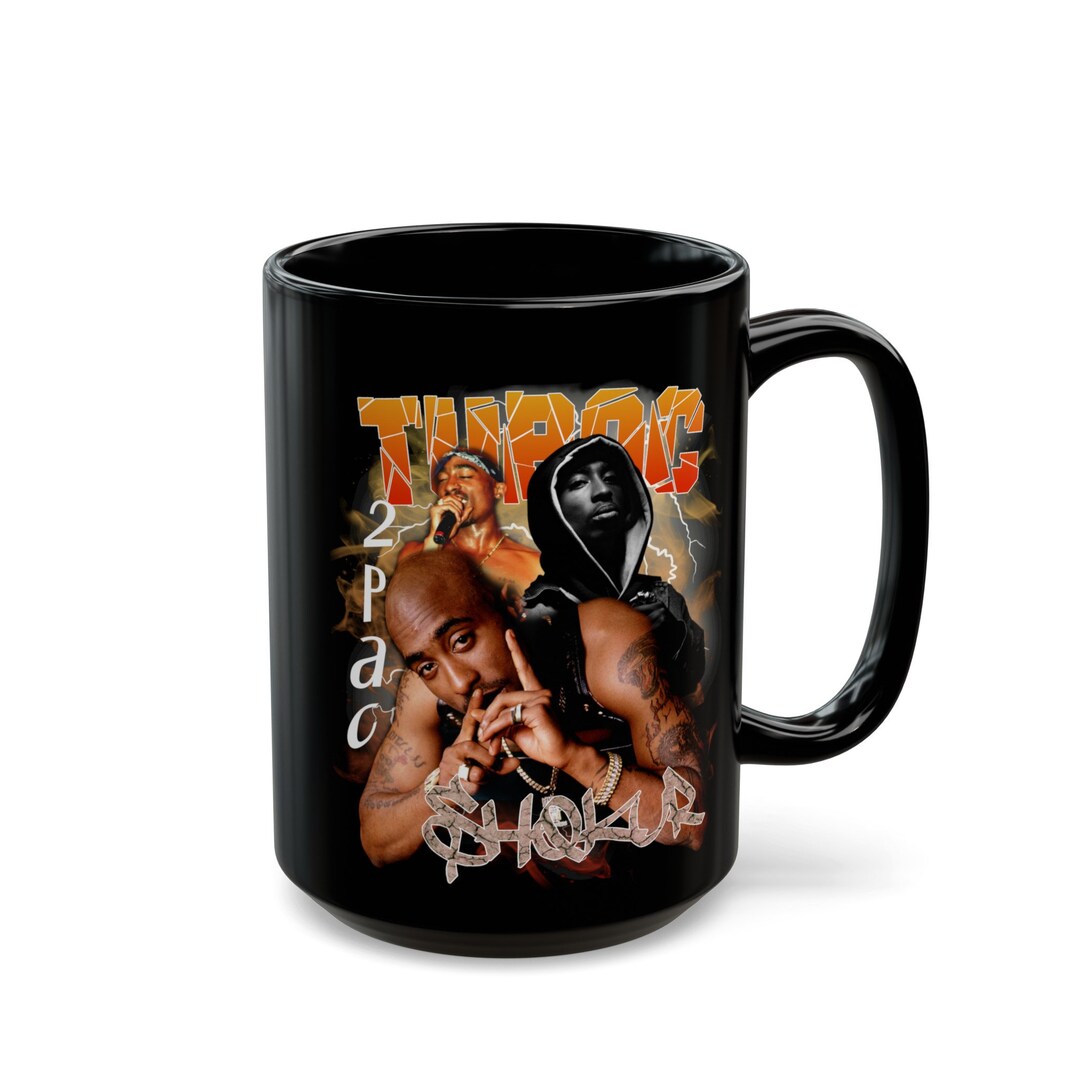 Tupac Shakur Tribute Mug - Iconic Rapper - Etsy