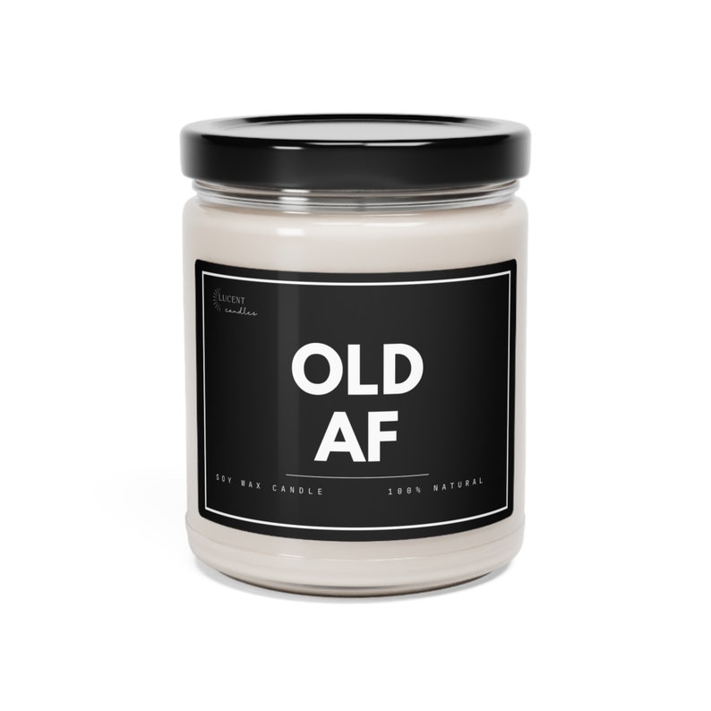 Old AF Funny Candle, Birthday Party Retirement Anniversary Gift for Mom ...