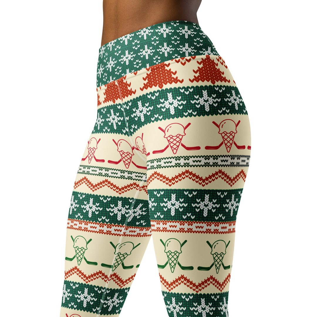 Holiday Yoga Leggings Shoresy Game Stick Inspired Great Gift for ...