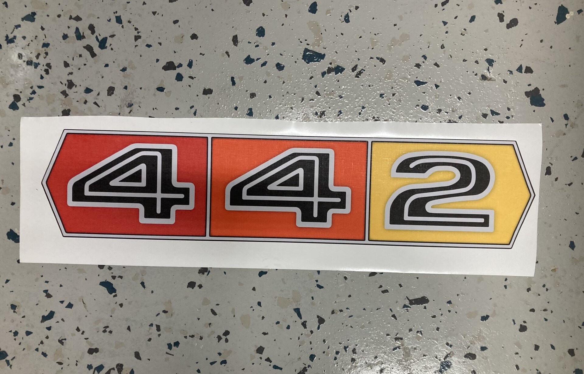 Oldsmobile 442 Floor / Wall Vinyl Decal - Etsy