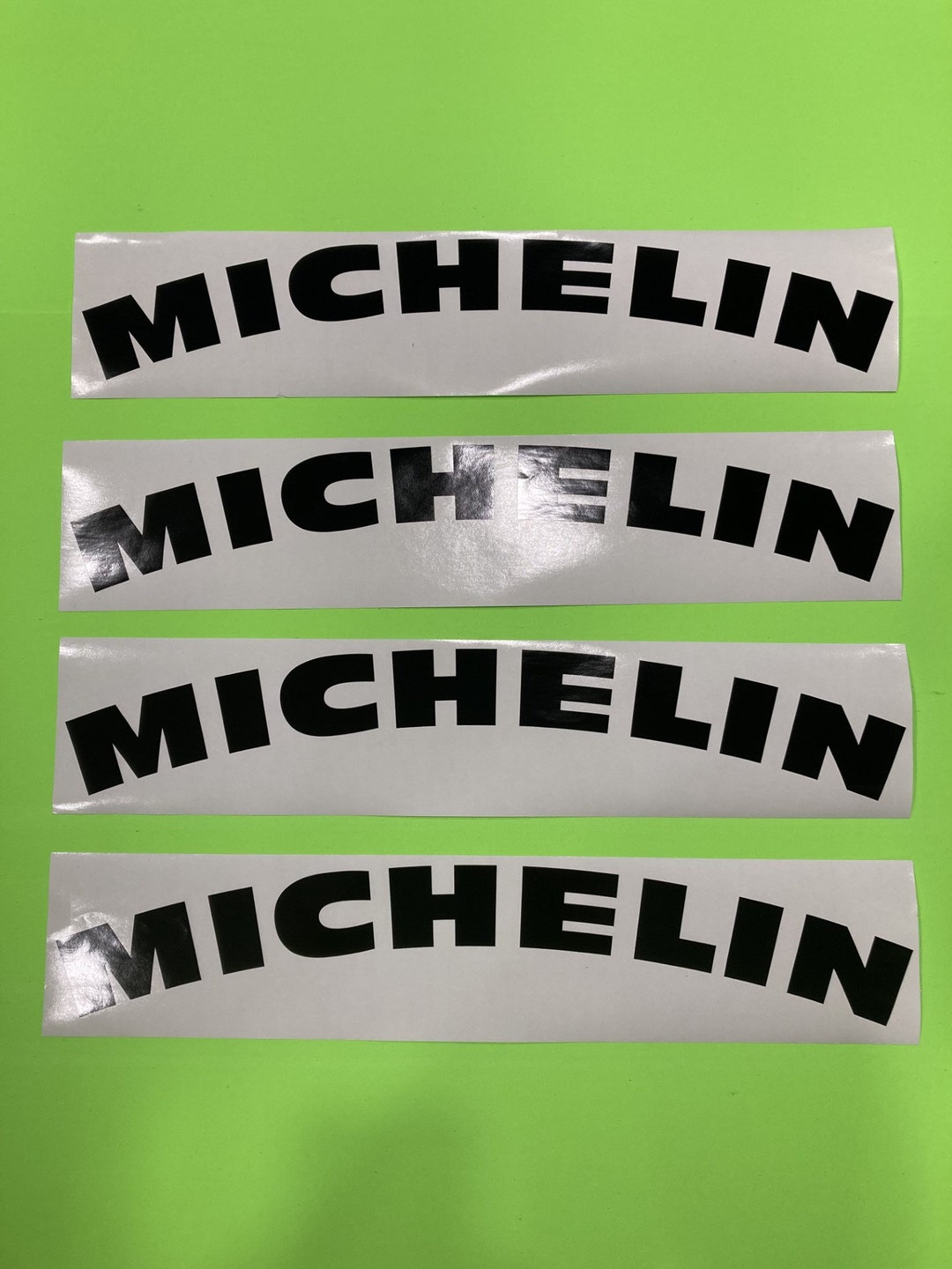 4 Michelin Wheel Well Vinyl Decals 18" - Etsy