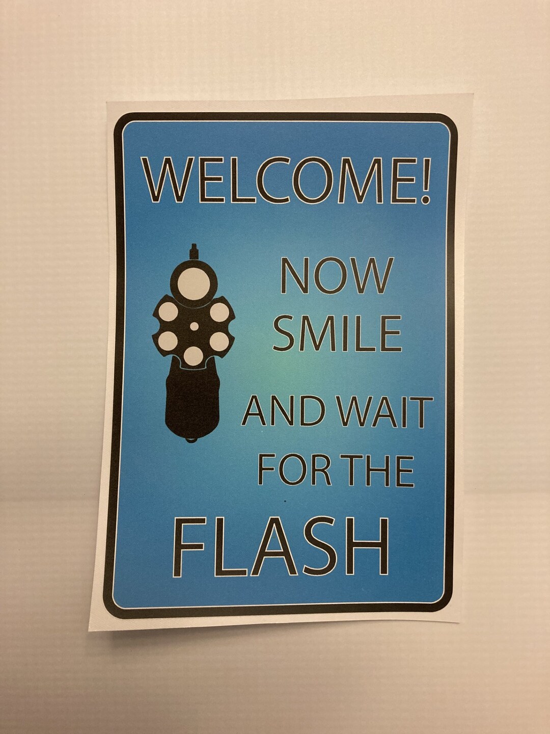 Welcome Gun Vinyl Sticker Funny - Etsy