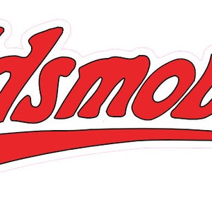 Oldsmobile Script Floor / Wall Vinyl Decal 24" or 48" - Etsy