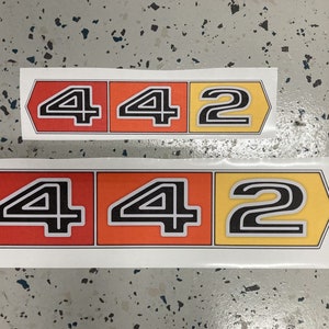 Oldsmobile 442 Floor / Wall Vinyl Decal - Etsy