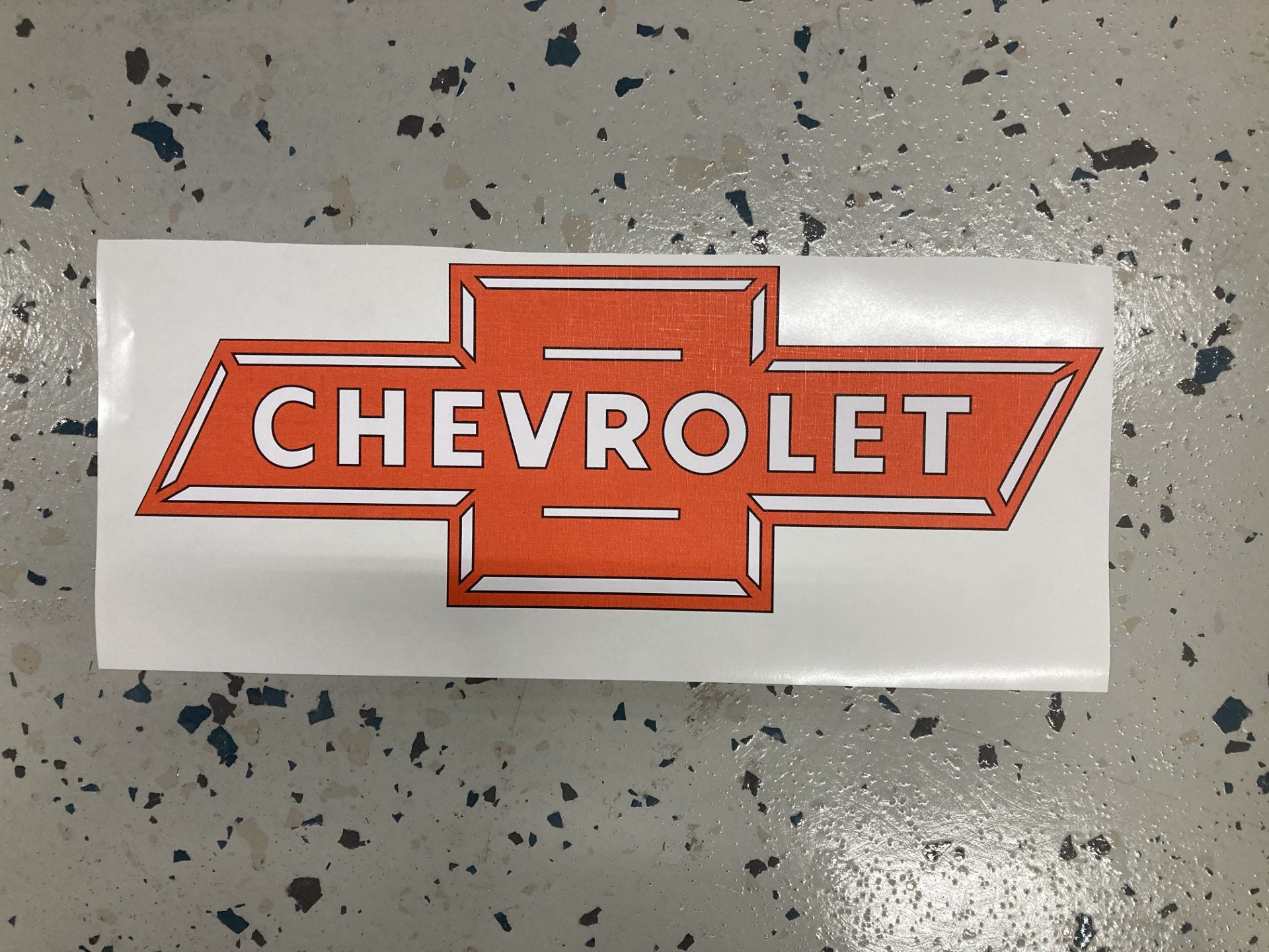 Chevrolet Bowtie Floor / Wall Decal - Etsy
