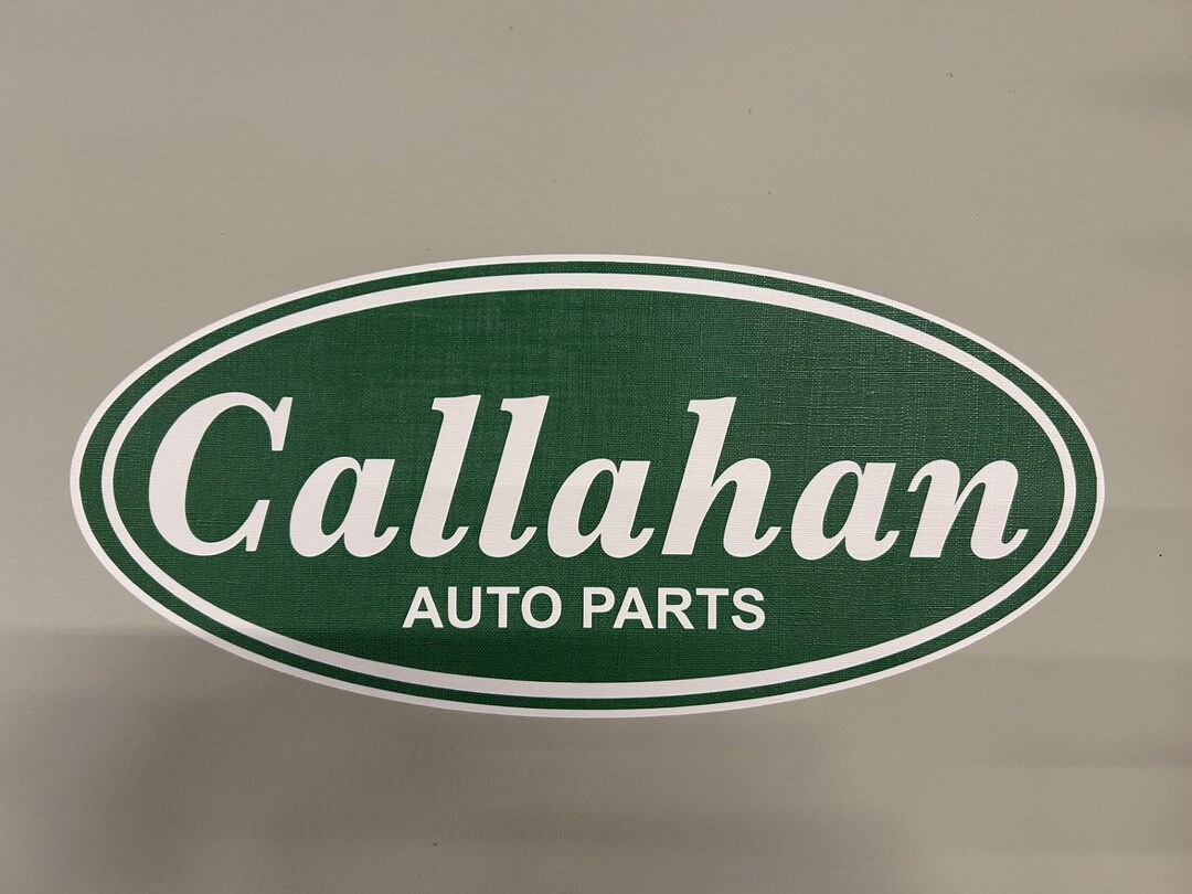 Callahan Auto Parts Oval Vinyl Delay - Tommy Boy Floor / Wall Decal - Etsy