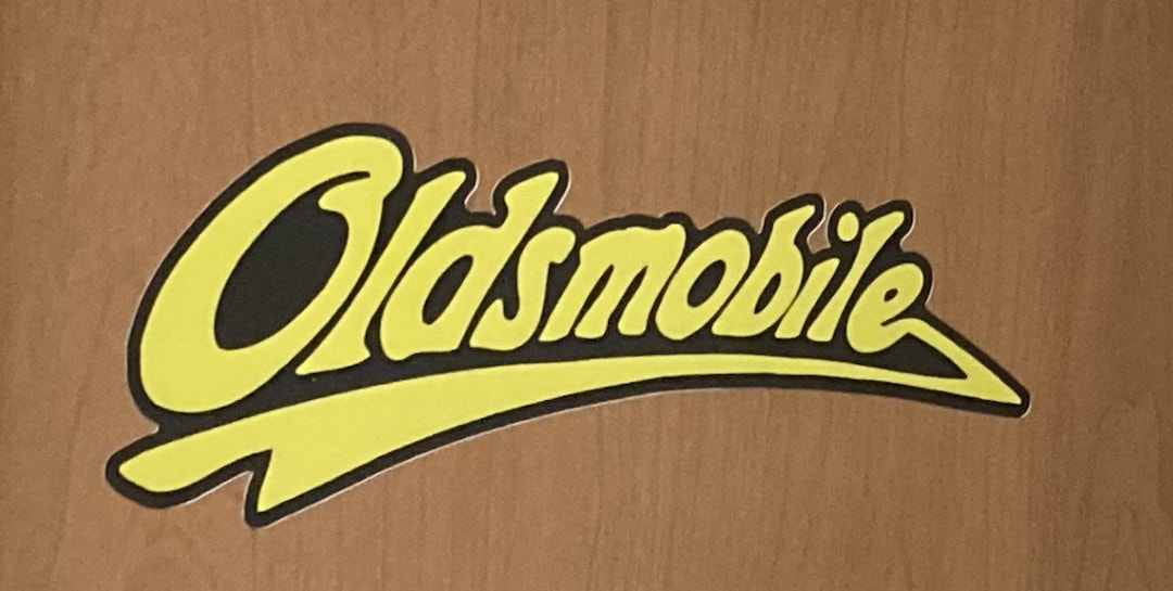 Oldsmobile Script Vinyl Sticker - Etsy
