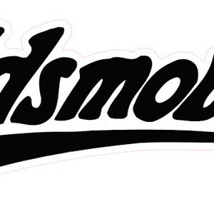 Oldsmobile Script Floor / Wall Vinyl Decal 24" or 48" - Etsy