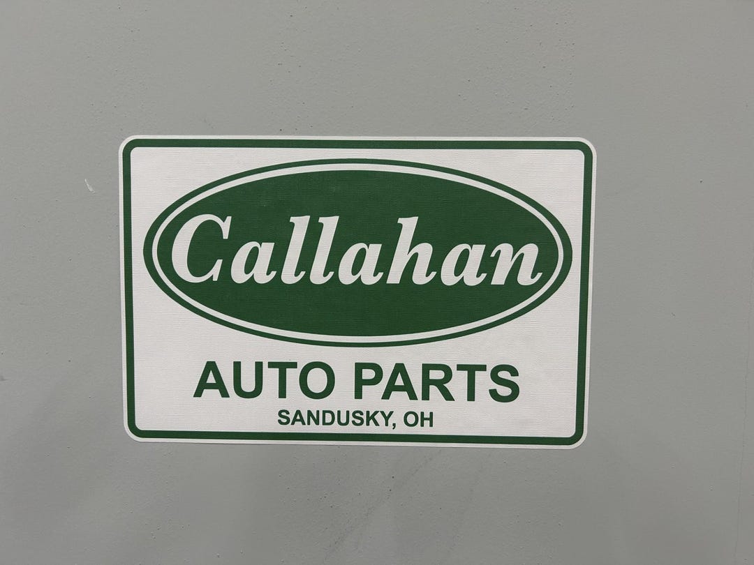 Callahan Auto Parts Wall / Floor Vinyl Decal - Tommy Boy - Etsy