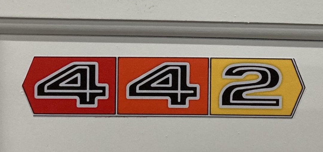 Oldsmobile 442 Gloss Vinyl Decal - Etsy