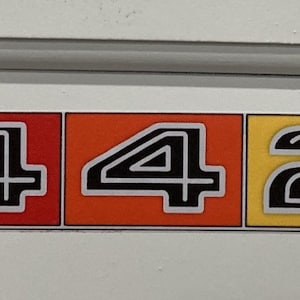 Oldsmobile 442 Gloss Vinyl Decal - Etsy