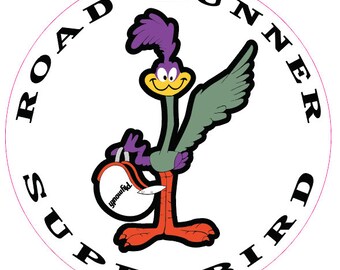 Vintage Plymouth Road Runner Logo Vinyl Decal Sticker multiple Sizes ...