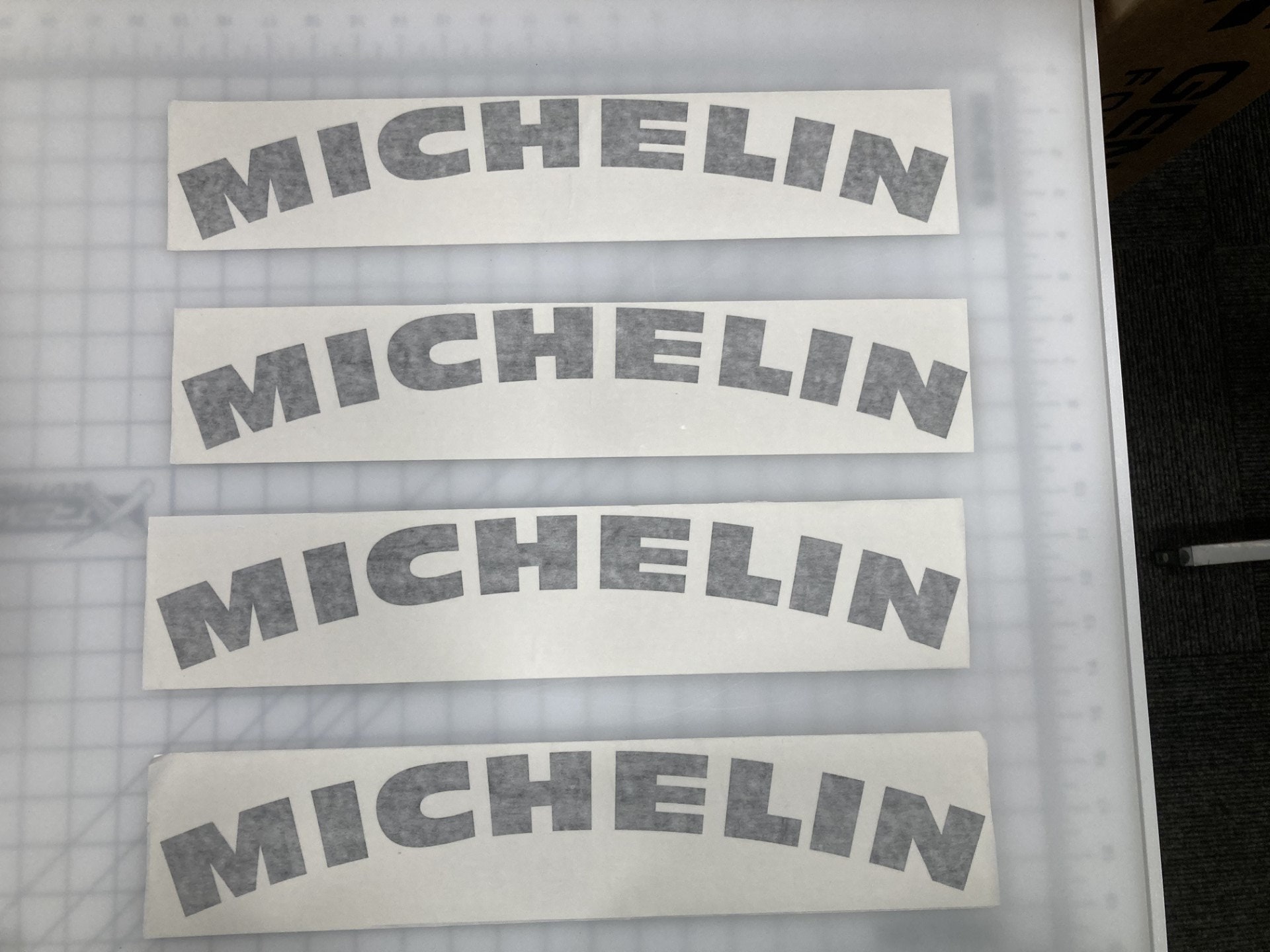 4 Michelin Wheel Well Vinyl Decals 18" - Etsy