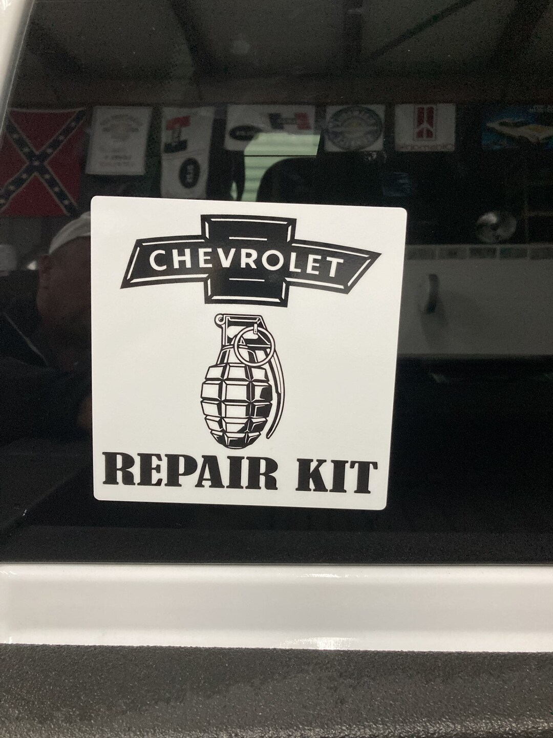 Chevrolet Repair Kit Vinyl Decal - Etsy