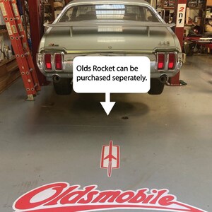 Oldsmobile Script Floor / Wall Vinyl Decal 24" or 48" - Etsy