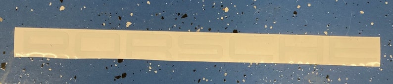 Porsche Front Windshield Vinyl Decal - Etsy