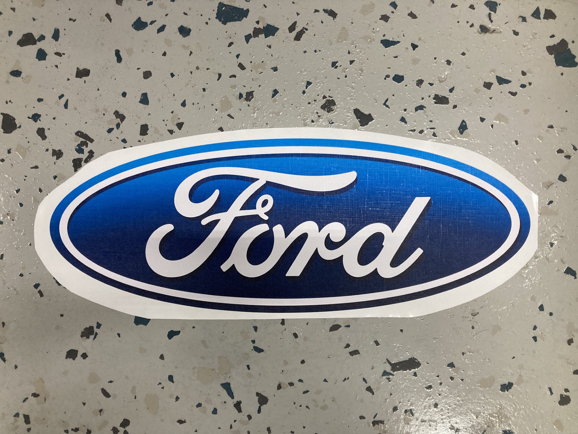 Ford Blue Oval Floor / Wall Decal 24 - Etsy