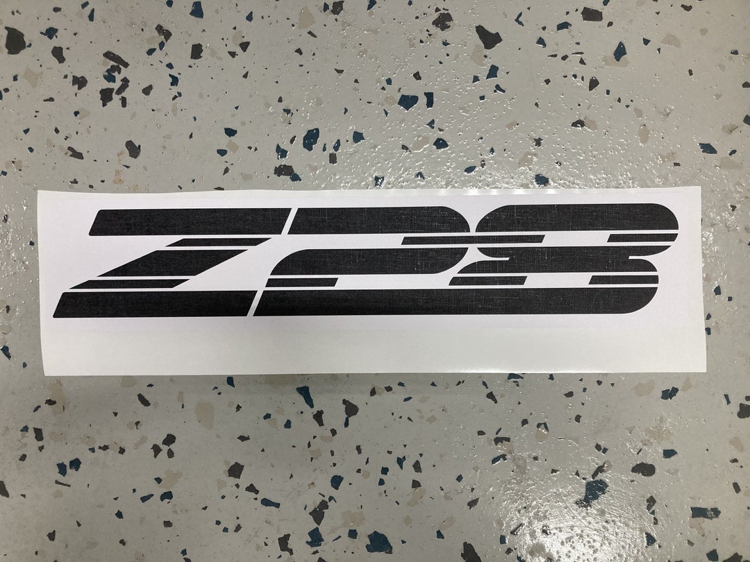 Camaro Z28 Floor / Wall Decal - Etsy