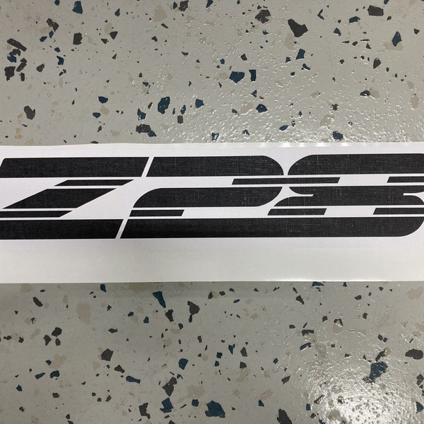 Camaro Z28 Decal - Etsy