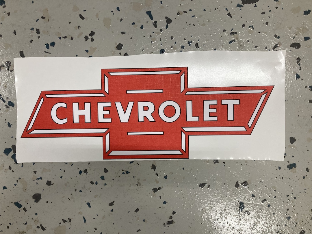 Chevrolet Bowtie Floor / Wall Decal - Etsy