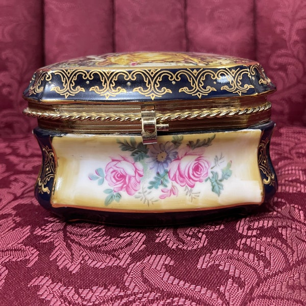 Limoges Jewelry Box - Etsy UK