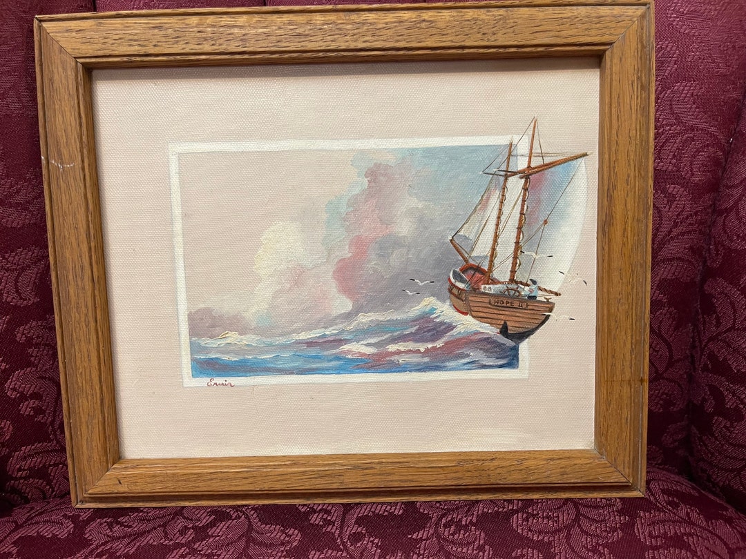 Vintage 1995 Oil Painting by Bobby Erwin .hot Springs,arkansas.framed 8 ...